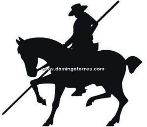 Silueta garrochista 41-CHP - Forja Domingo Torres S.L.