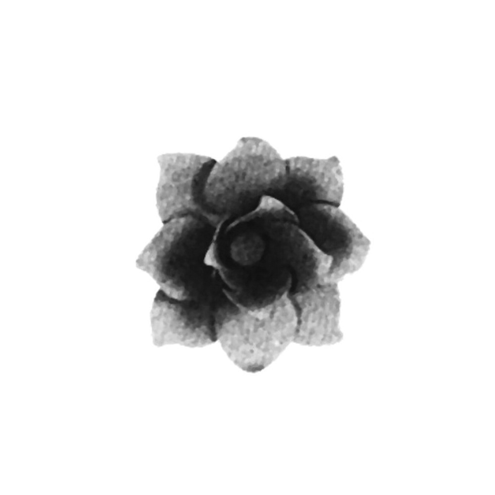 20-HF Flor sencilla de chapa - Forja Domingo Torres S.L.