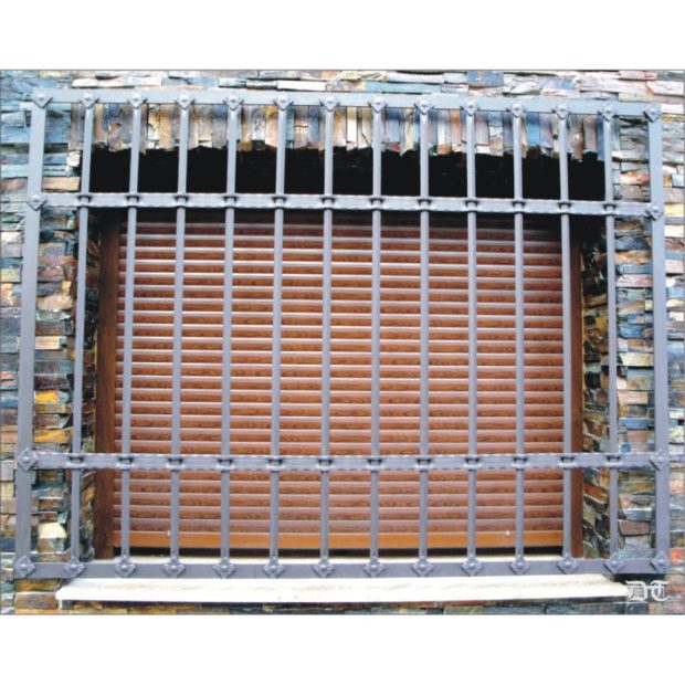 3102 Reja estilo rustico de hierro forjado - Forja Domingo Torres S.L.