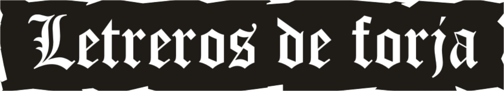 7-VF Letreros de forja artística a medida - Forja Domingo Torres S.L.